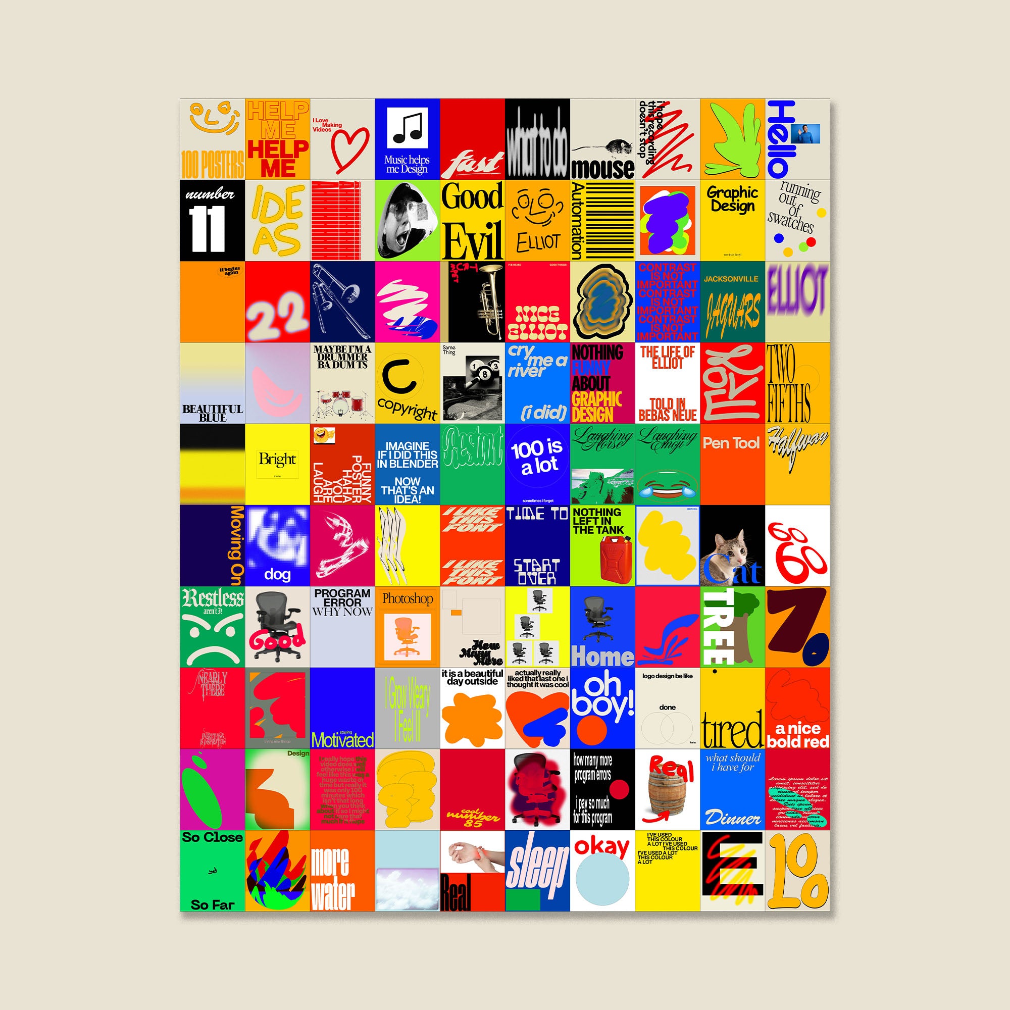 100 POSTERS – elliothasacoolstore